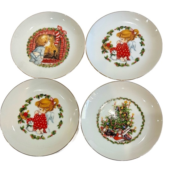 JASCO | Dining | Vintage Jasco Fine Porcelain Christmas Plate 22 K Gold ...
